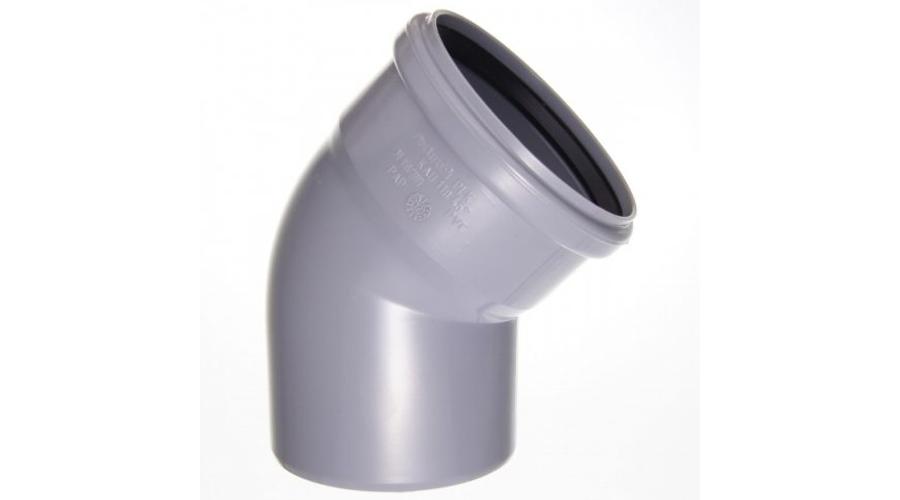 PVC ív-idom 32/45° KAB - PVC és KG lefolyó idomok