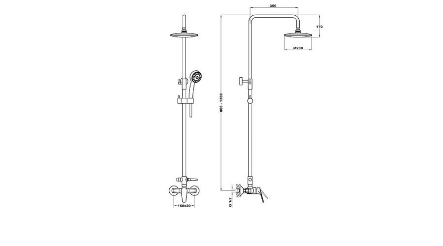 Mofém 153-0048-00 Junior Evo zuhanyrendszer - Zuhany Szett