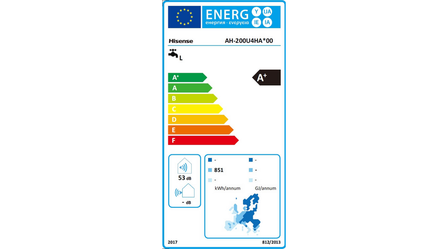 Hisense Hi-Water AH-200 hőszivattyús vízmelegítő és tároló - Álló ...
