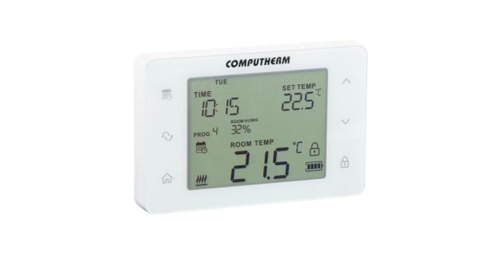 COMPUTHERM Q20RF VEZETÉK NÉLKÜLI PROGRAMOZHATÓ SZOBATERMOSZTÁT - Wifis, Rádiófrekvenciás, Okos ...