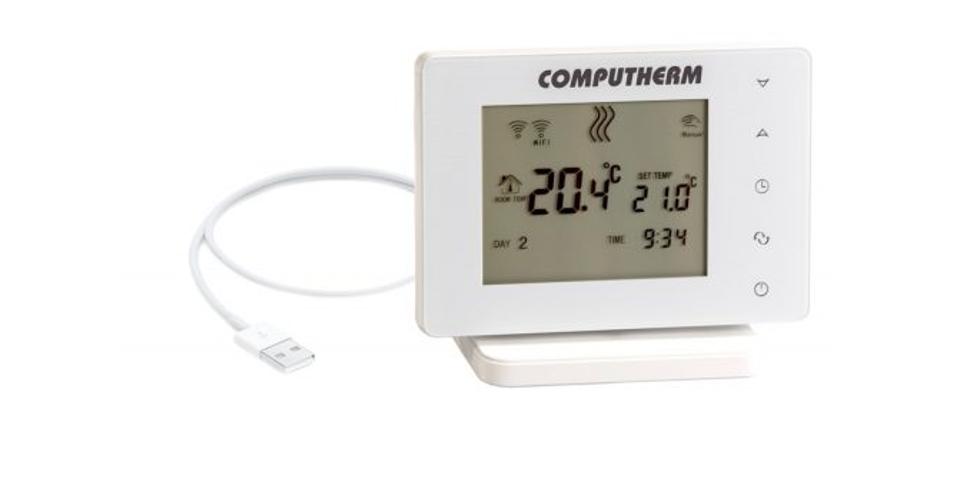 Computherm E800RF (TX) vezeték nélküli Wi-Fi termosztát (vevőegység nélkül) - Wifis ...