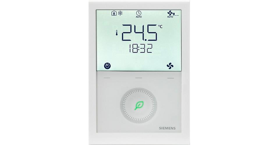Siemens RDG200KN fan-coil helyiség termosztát - Wifis, Rádiófrekvenciás ...