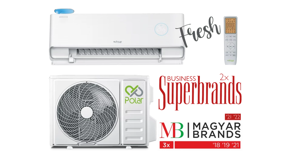 Polar Fresh SIEH0035SDF/SO1H0035SDF oldalfali split klíma csomag 3,5 kW - Fali Split Klímák